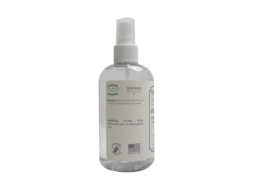 Oak & Sage Homeopathic Face Wash - Unscented - 8oz, 100% Herbs, No Alcohol, No Chemicals - For All Skin Types