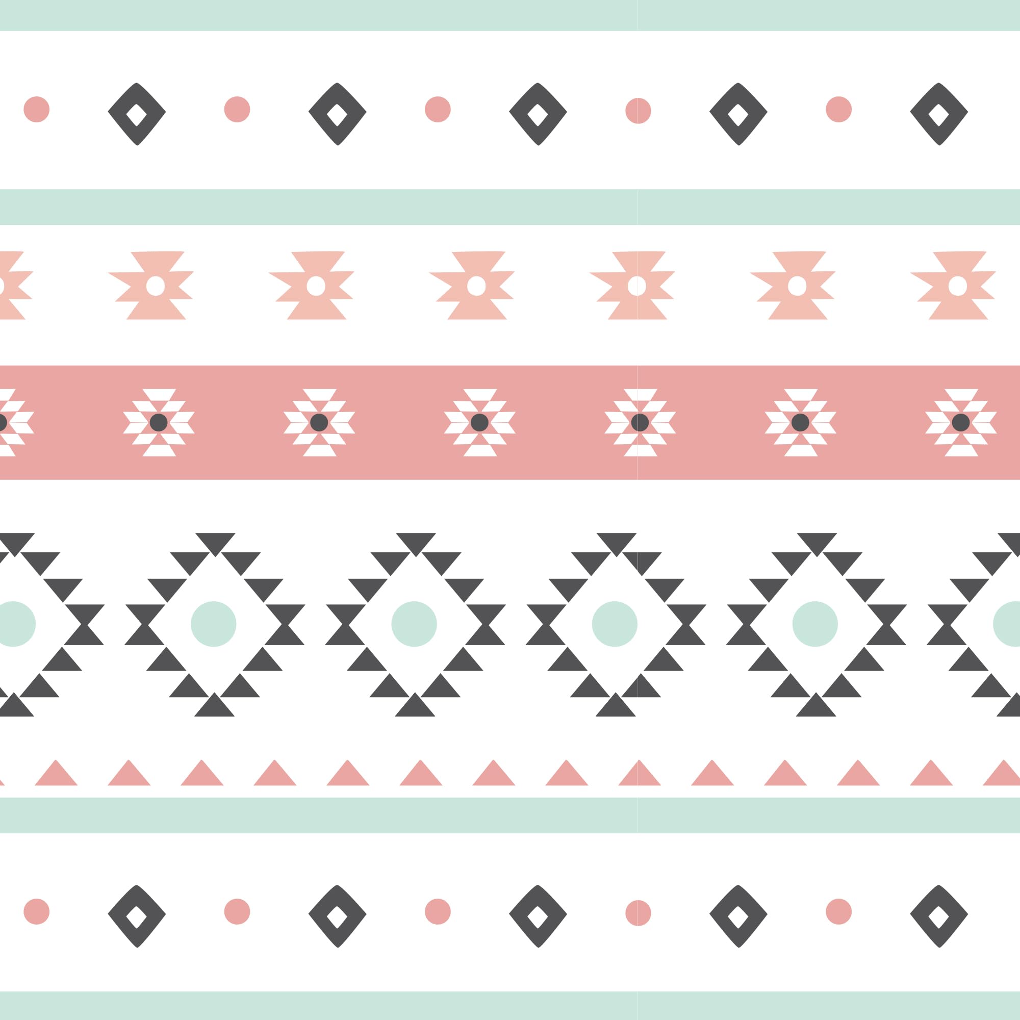 Lambs & Ivy Little Spirit Cotton Fitted Crib Sheet - White, Coral, Modern