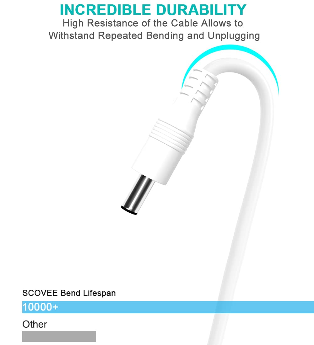 Charger for FOREO Luna Series Facial Cleanser Foreo Luna / Luna2 / Luna Mini/Luna Mini 2/ FOREO ISSA Series E-Toothbrush Replacement Charging Cord Cable USB DC Charger for Luna 4FT