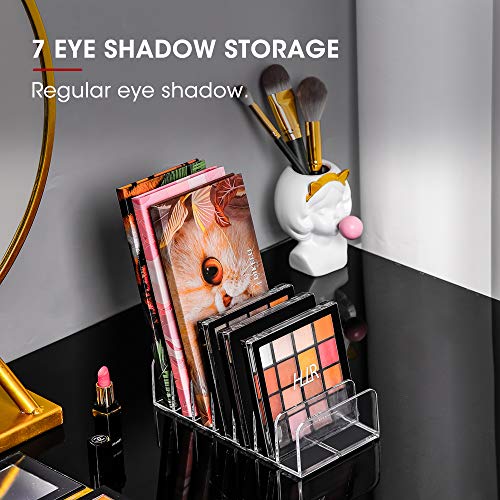 FoxFoxes Eyeshadow Palettes Acrylic Makeup Organizer - Eyeshadow Palette Cosmetic Organizer Eyeshadow Eyeshadow Palettes Makeup Organizer (1Pack-Small)
