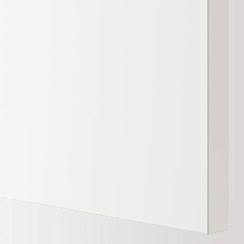 Ikea KALLAX shelving unit white stained oak effect (42x39x147 cm) 4 shelf