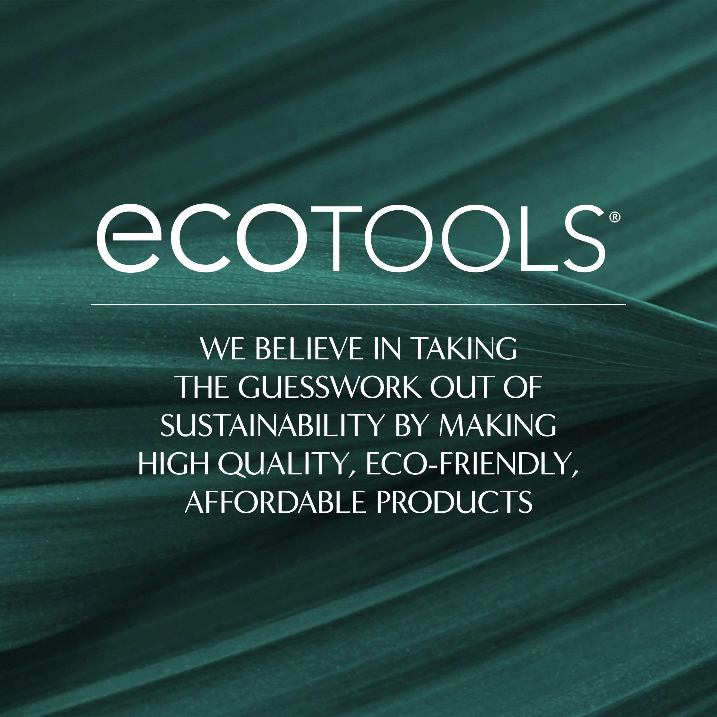 EcoTools EcoPouf Bath Brush, Loofah Brush for Bath & Shower, Made with Long Handle & Recycled, Soft Netting for Gentle Exfoliation, Back Brush for Men & Women, Eco-Friendly & Cruelty-Free, 1 Count