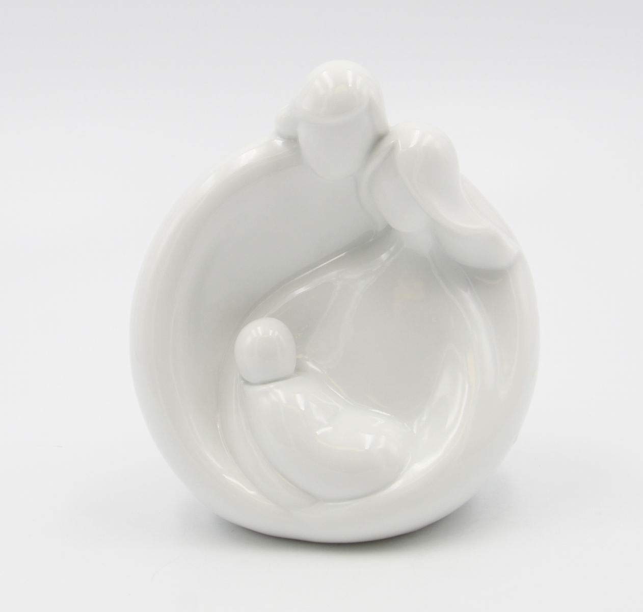 6 Inch Festive"Holy Family" Scene White Night Light Decoration