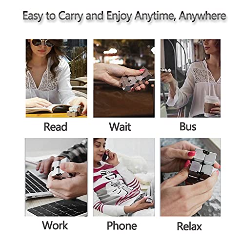 Infinity Cube,Fidget Toy for Kids and Adults,Stress Relief Toys,Fidget Cube for Anxiety Relief and Time Kill,ADHD Toy Gifts for Teen Boys