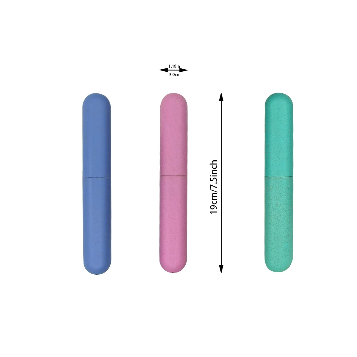 ZYYC 4 Pack Travel Toothbrush Case, Holder Toothbrush Travel Containers for Trip Home Camping Dust-Proof and Sanitary ,Travel Toothbrush Holder
