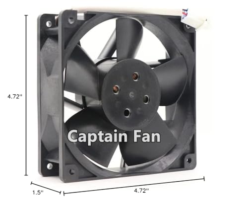 4715VL-05W-B76 NMB-MAT Fan DC 24V Fan1.20A 12038 120 * 120 * 38MM Axial Cooling Fan for Inverter