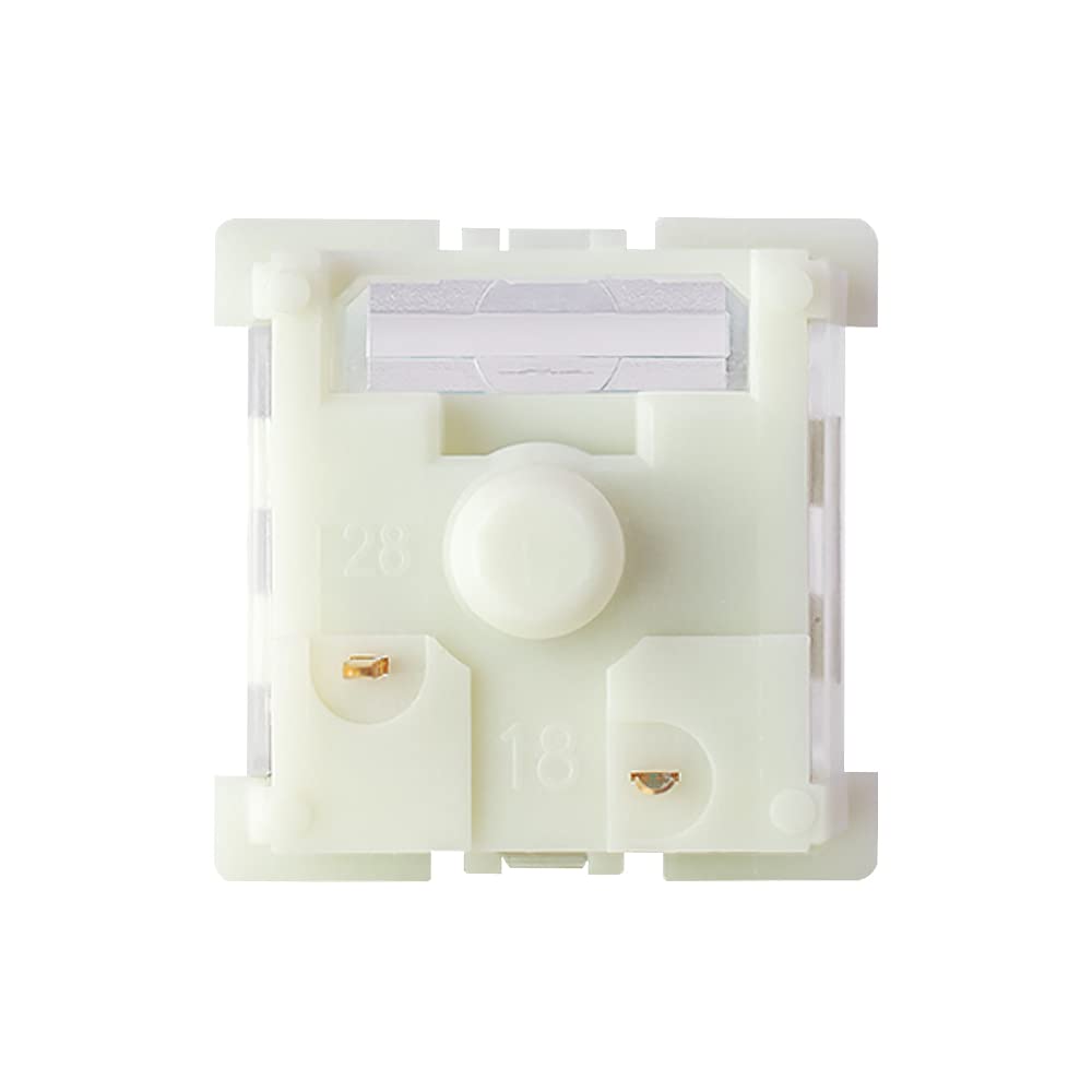 Outemu Red Switches 65-Pack, 3 Pin Key Switches - Cherry MX Equivalent DIY Replaceable Switches for Mechanical Keyboard 45gf Linear/RGB/Dustproof