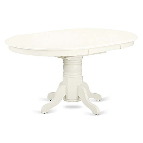 East West Furniture AVEL7-LWH-07, Linen White