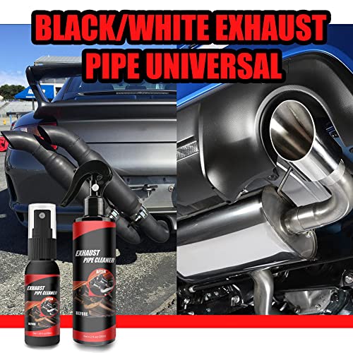 5PCS Car Wash Cleaning Tools Set, Rust Remover for Metal Spray Car Exhaust Pipe Cleaner Metal Surface Rust Remover Motorcycle Exhaust Pipe Maintenance Rust Removal Spray Set