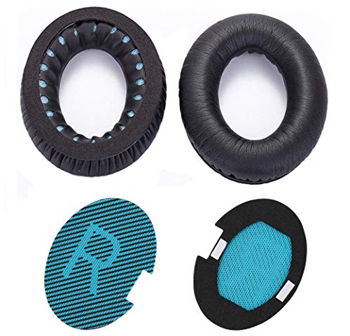 Cosyplus Bose QuietComfort 25 Replacement Ear Pads for Ear Cushion Kit for Bose Headphones QC2 QC15 QC25 QC35 SoundLink SoundTrue Around-Ear II AE2 Ae2i Ae2w Black