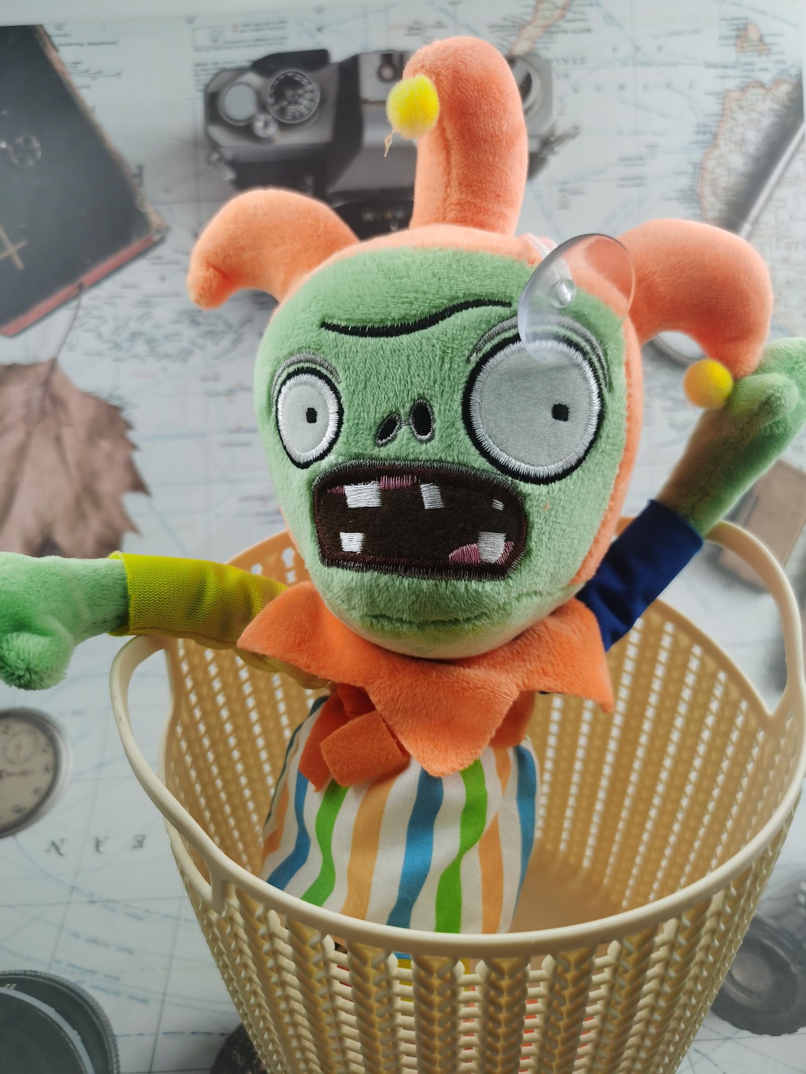 12" Plants and Zombies Jester Plush Zombies Toys Normal Zombies PVZ Plushies 1 2 Stuffed Soft Doll Jester Zombies New