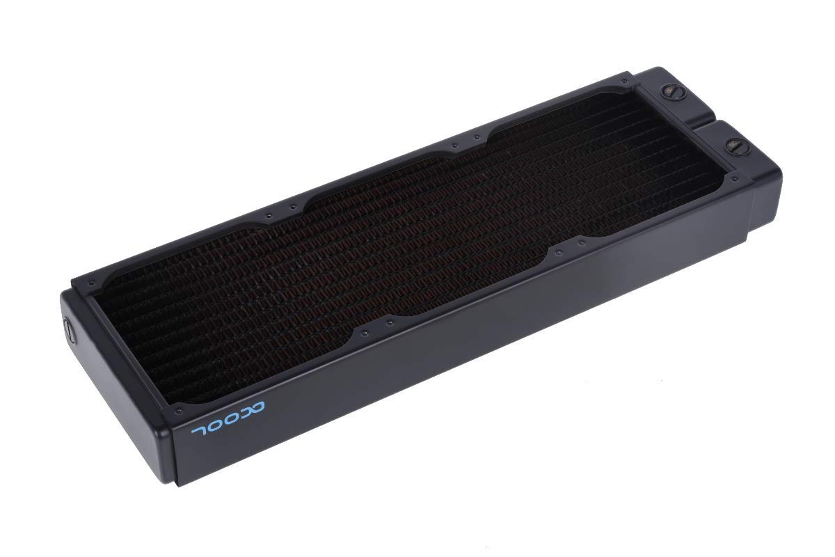 Alphacool NexXxos XT45 Full Copper 360mm Radiator V.2, 120mm x 3, Triple Fan, Black