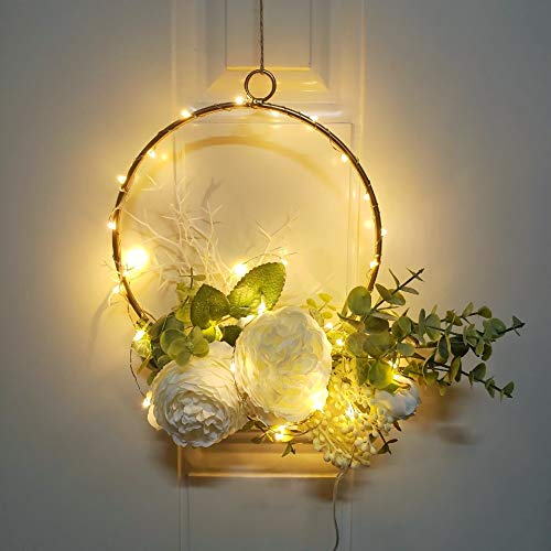 18 Pack Fairy Lights Battery Operated 6.6ft 20 Led Mini String Lights Silver Wire Starry Lights for DIY Wedding Party Festival Halloween Christmas (18 Pack, Warm White)