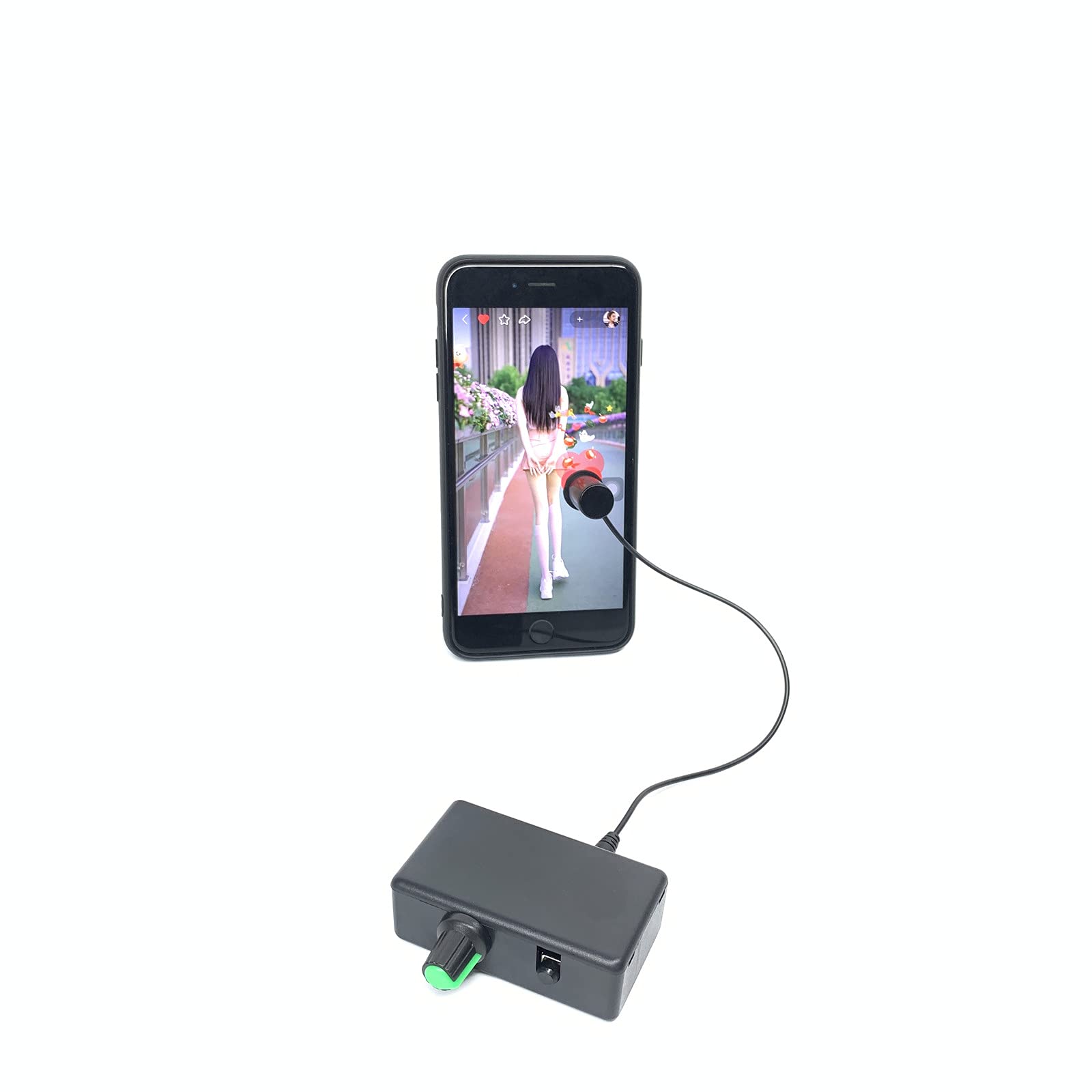 QIDAI Auto Clicker for Phone iPad, Screen Device Auto Clicker, Suitable for Games, Live Broadcasts, Reward Tasks, Adjustable Auto Clicker Simulated Finger Clicking.(1 Second Fastest 25 Times)