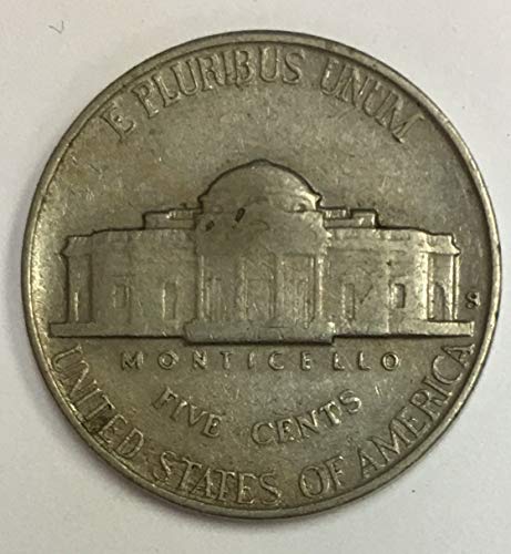 1947 S Jefferson Nickel Average Circulated F-VF