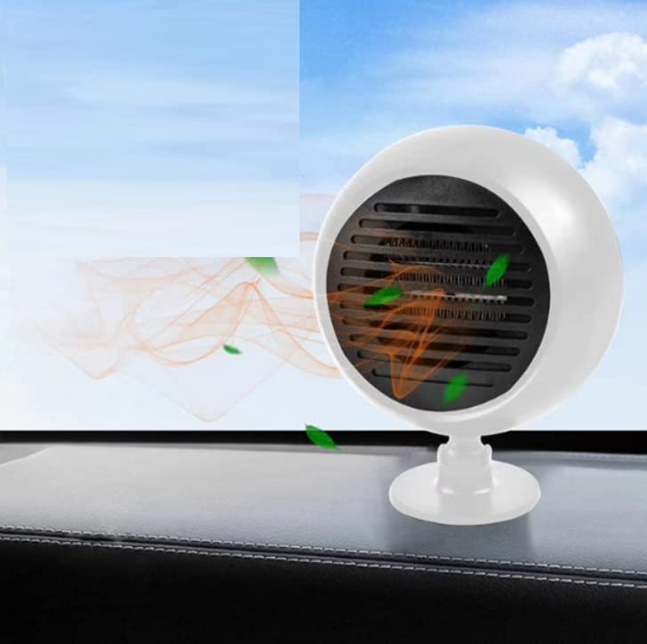 12V 180W Dashboard Heater for Car, Fast Heating, Protable Car Heater Defroster That Plugs Into Cigarette Lighter for All Kinds of 12V Vehicle