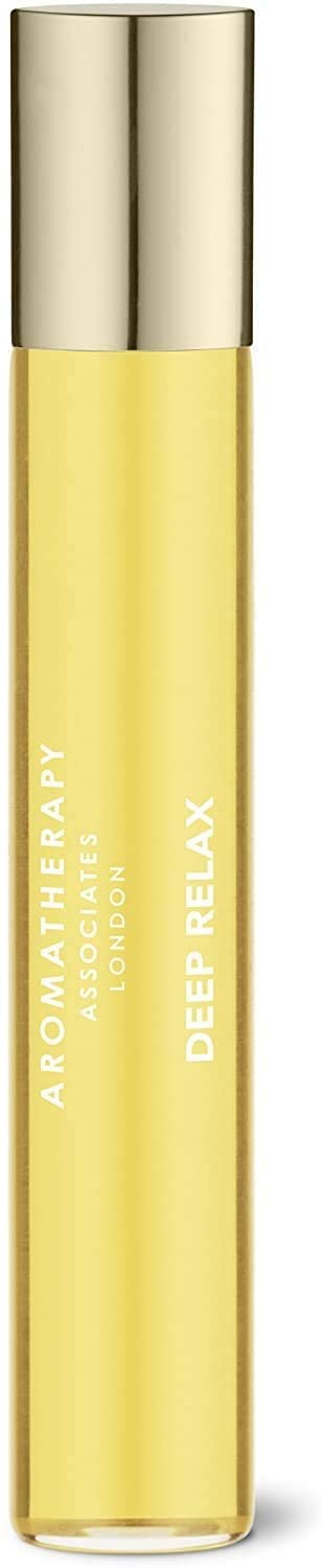 Aromatherapy Associates Deep Relax Roller Ball. Premium Blend of Vetivert, Chamomile and Sandalwood Essential Oils to Relax and Calm on The Go (0.34 fl oz)