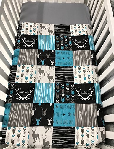 Baby Boy/Girl Chevron, Baby Bedding, Woodlands, Buck, Bear, Neutral, Crib Bedding, Nursery Room, Babylooms
