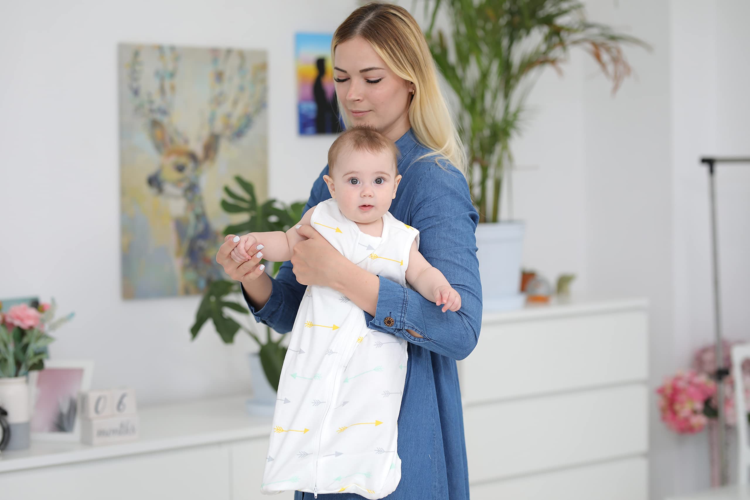 Baby Sleeping Bag Sack – Infant Sleeping Bags 18-24 Months – 3 Pack - Cotton Wearable Blanket Baby Sleep Bag – Unisex Zip Up Baby Bag for Babies