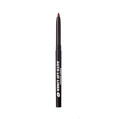 Ruby Kisses Auto Lip Liner Pencil, Long Lasting & Non-Fading, Smooth Application, Non-Feathering with Rich Color, No Sharpener Needed, Ideal for Full Lips Look (Cappuccino) (3 PACK)