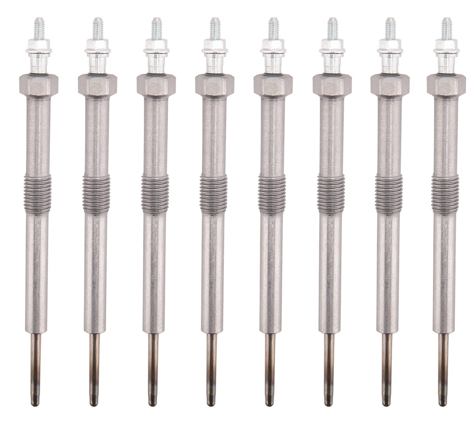 12639701 Diesel Glow Plugs 9G for Duramax LLY LML LMM Chevy&GMC LBZ LGH 6.6L, 2006 2007 2008 2009 2010 2011 2012 2013 2014 2015 2016 Silverado, Savana, Sierra, Express Replaces# 97364968
