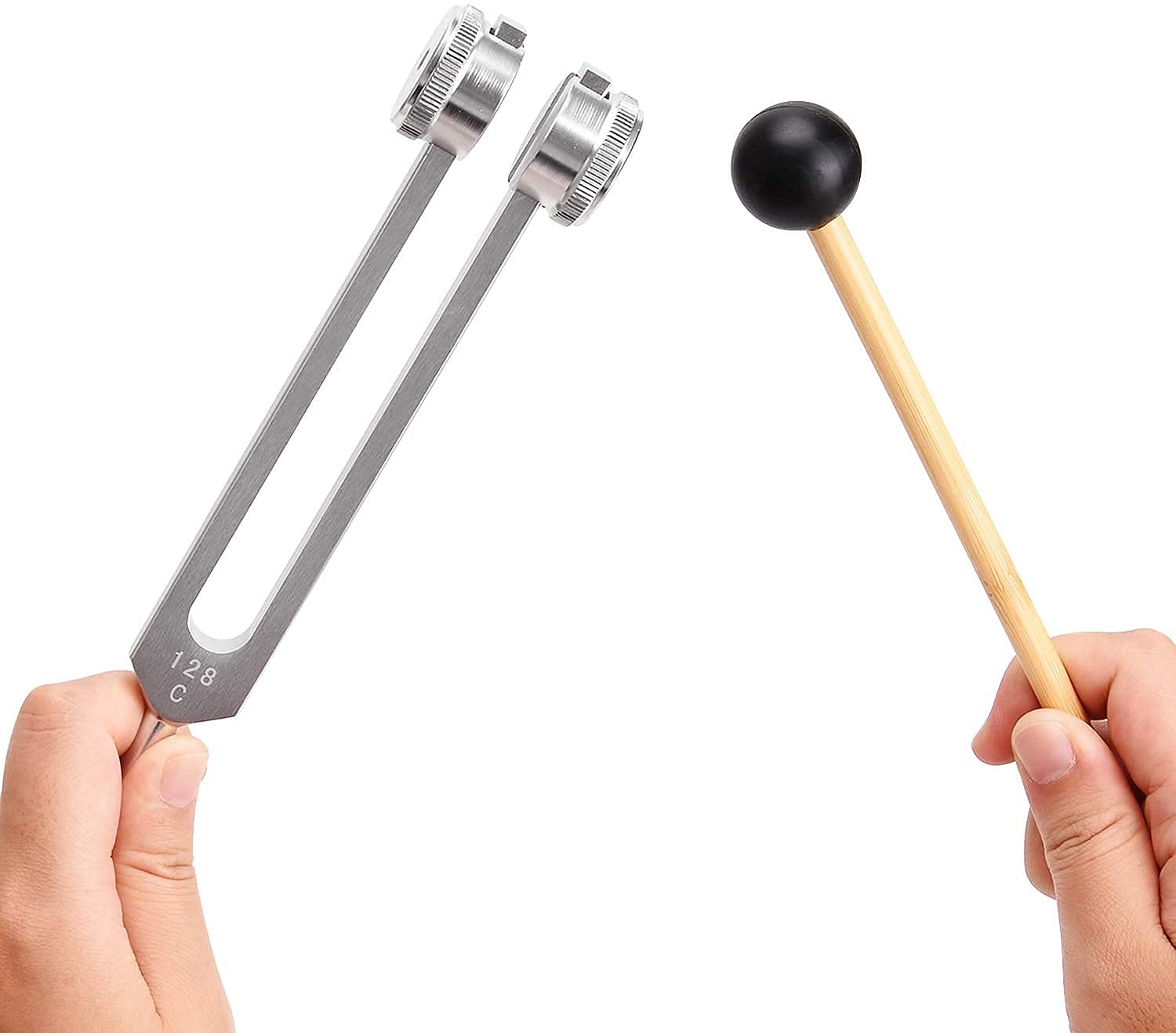 128 hz Tuning Fork Medical Weighted Biosonics Tuning Forks for Healing 128 hertz Diapason Medical Tuning Fork C128 F Sharp Tuning Fork 128HZ