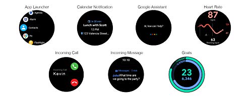 Citizen CZ Smart Grey Plated Silicone Strap Stainless Steel Smartwatch Touchscreen, Heartrate, GPS, Speaker, Bluetooth, Notifications, iPhone and Android Compatible, Powered by Google Wear OS