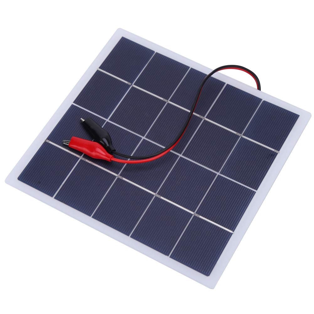 172x175x2MM Portable Polycrystalline Silicon Solar Power Panel 4W 5V Solar Power Charger for Home Lights for All Small Appliances for Fans (4W)