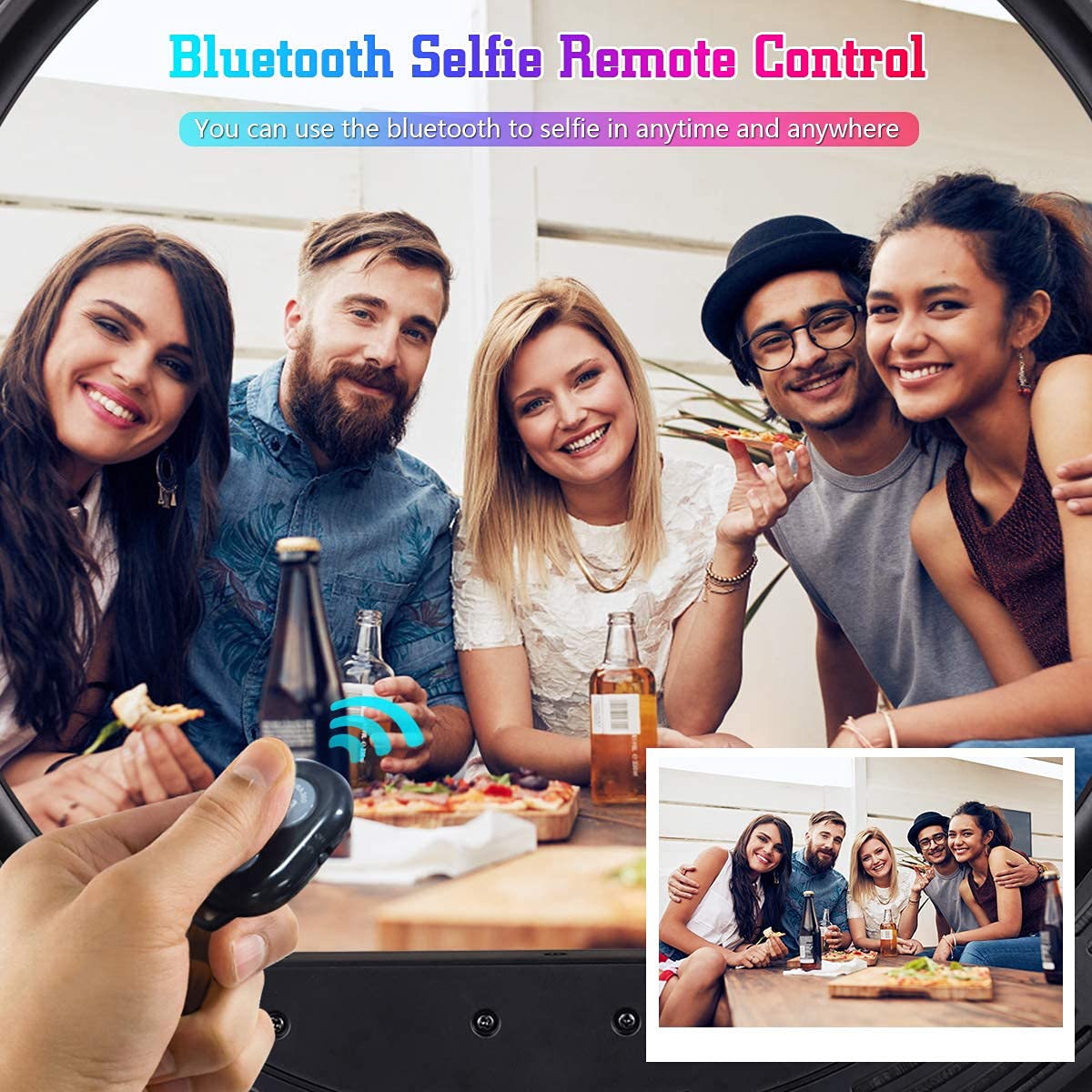 19" Selfie RGB Ring Light with Stand - YUNLIGHTS 11 Colors Modes RGB Dimmable LED Ring Light with Phone & iPad Holder for YouTube|Video|Shooting|Vlogs|Makeup, Compatible with iPhone Android Phone