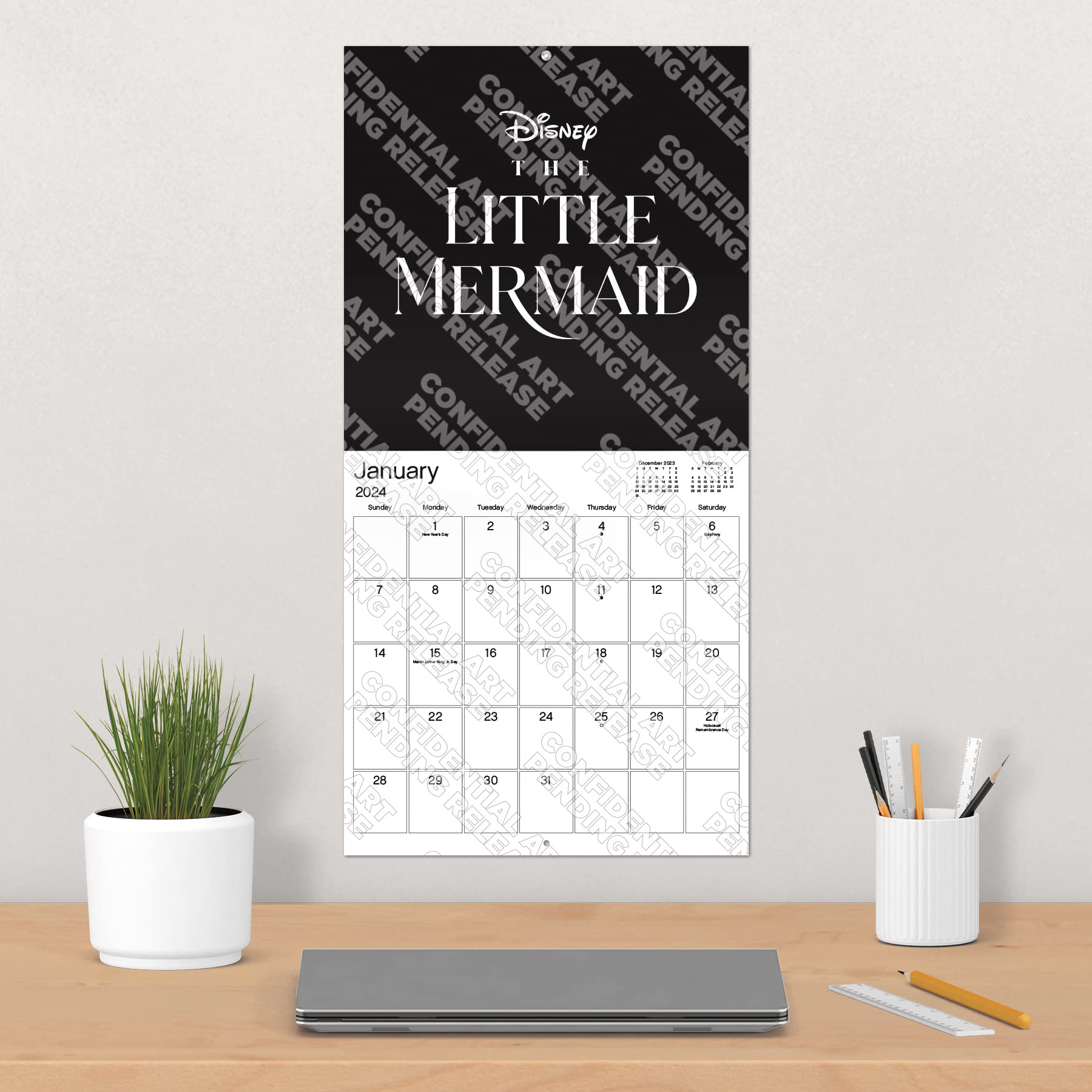 2024 Disney The Little Mermaid (Live Action) Wall Calendar