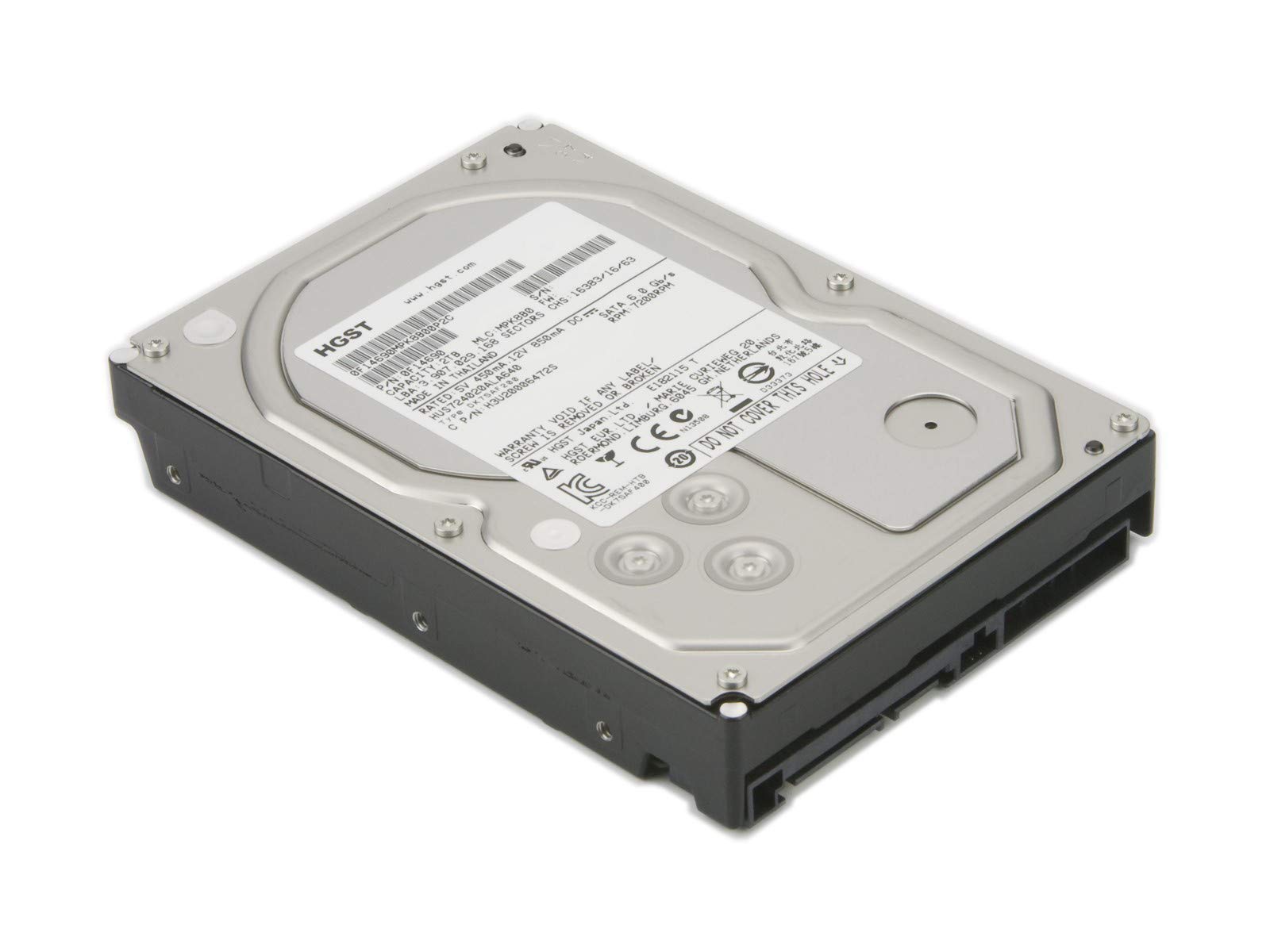 HITACHI HUS724020ALA640 2TB 7.2K SATA 3.5" 6Gbps Hard Drive (Renewed)