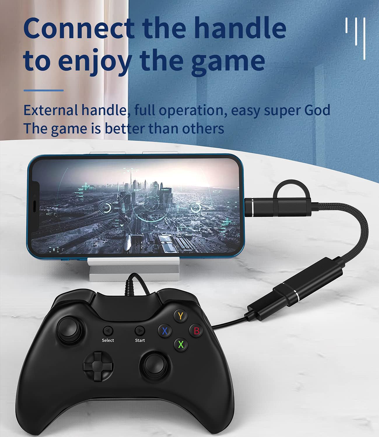Zoyuzan USB Type C to Lightning Adapter, Supports Digital Cameras, USB Flash Drives, Keyboards, Mice, Gamepads, Microphones, Mixers, Sound Cards, Electronic Drums