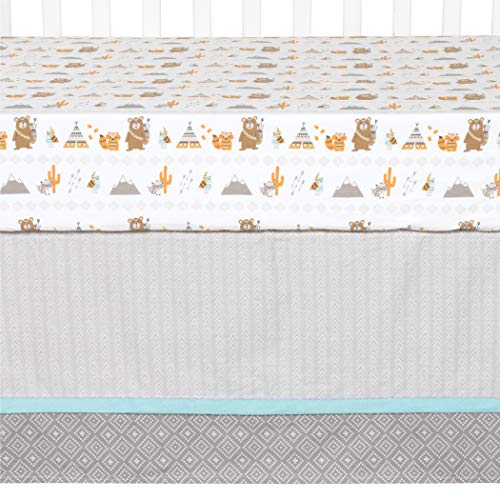 Trend Lab Lodge Buddies 3 Piece Crib Bedding Set