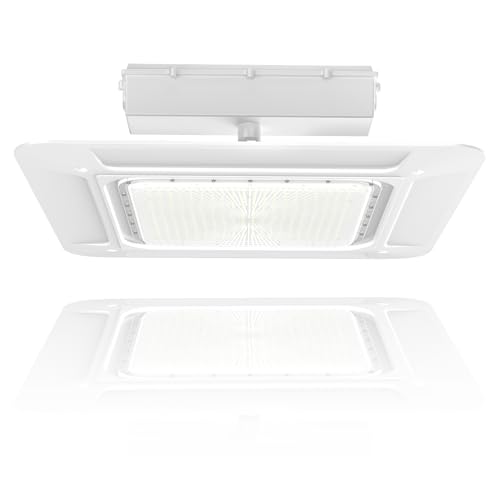 180W LED Canopy Gas Station Light, 5700K Surface Mount LED Carport Ceiling Light (700W HID/HPS Replacement) 25200LM Commercial Canopy Ceiling Lighting, IP65 Waterproof 120-277V DLC UL Listed