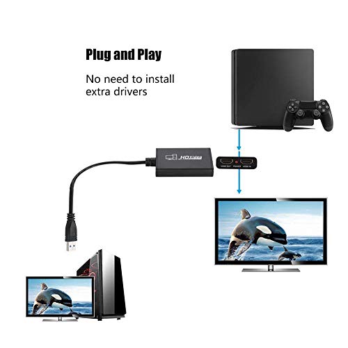 Video Live HD Capture Card HD Video Capture Card USB 3.0 1080P High Speed Capture Card for Live Game