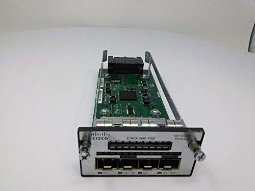 Cisco Catalyst C3KX-NM-10G 4 Port 10GbE SFP+ Network Expansion Module (Renewed)
