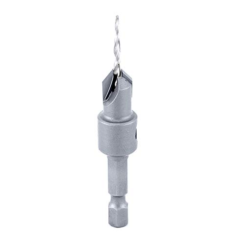 Amana Tool - 55622 Carbide Tipped 82° Countersink Taper #6 Screw 3/8 Dia x 3/32 Dril