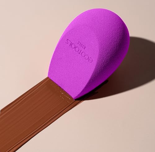 EcoTools Bioblender Makeup Sponge Duo, Compostable Makeup Blender, For Liquid & Cream Foundation, Seamless Application, Eco-Friendly Beauty Sponge, Cruelty-Free & Latex Free, 2 Count