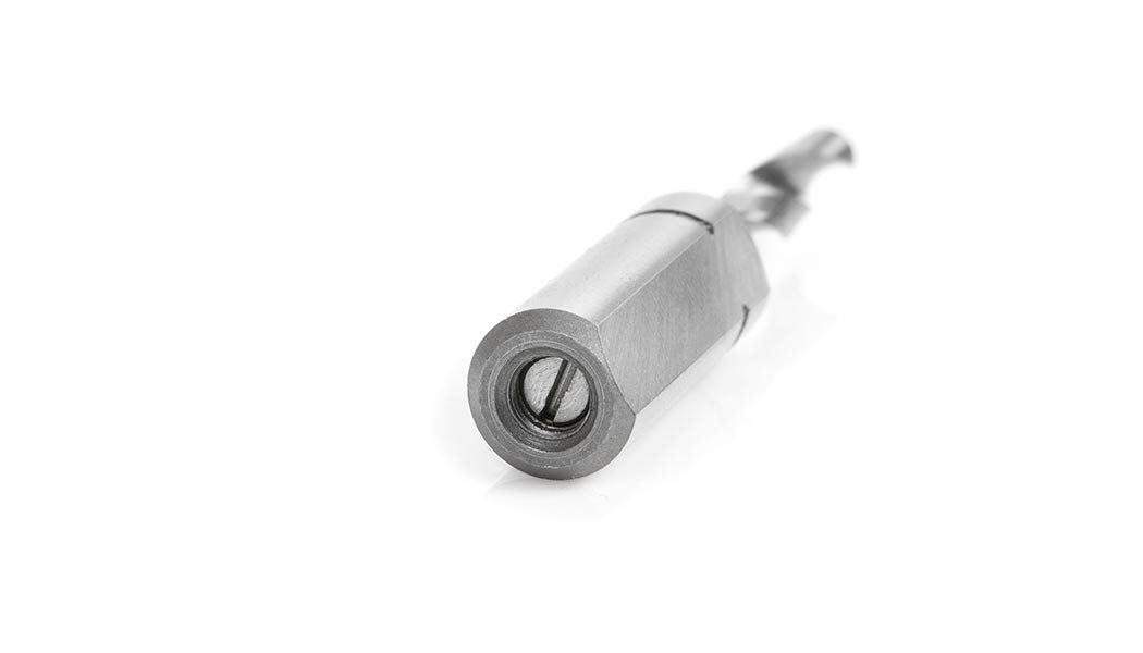 Amana Tool 317003 Solid Carbide Dowel Drill Boring Bit L/H 3mm D x 70mm Long x 10x25mm SHK