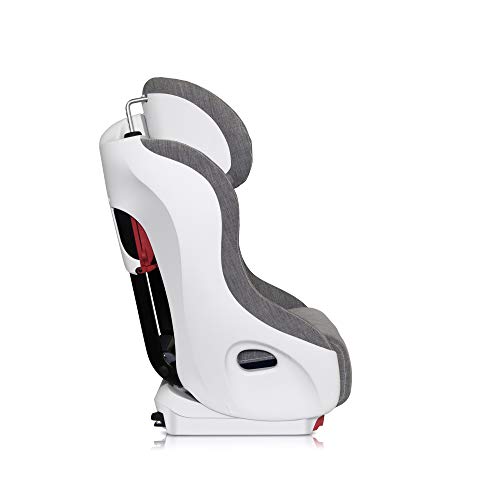 Clek Foonf Convertible Car Seat with Rigid LATCH system, Crumple Zone safety system, Adjustable Headrest, Reclining Design and Anti-Rebound Bar (Cloud)