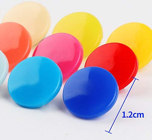 408 Sets Plastic Snap Buttons, No-Sew T5 Snaps with Organizer Storage Case for Bibs Diapers Crafts by ilauke