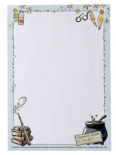 Conquest Journals Harry Potter 5"x7" Notepad, 50 Sheets, Quality Writing Paper