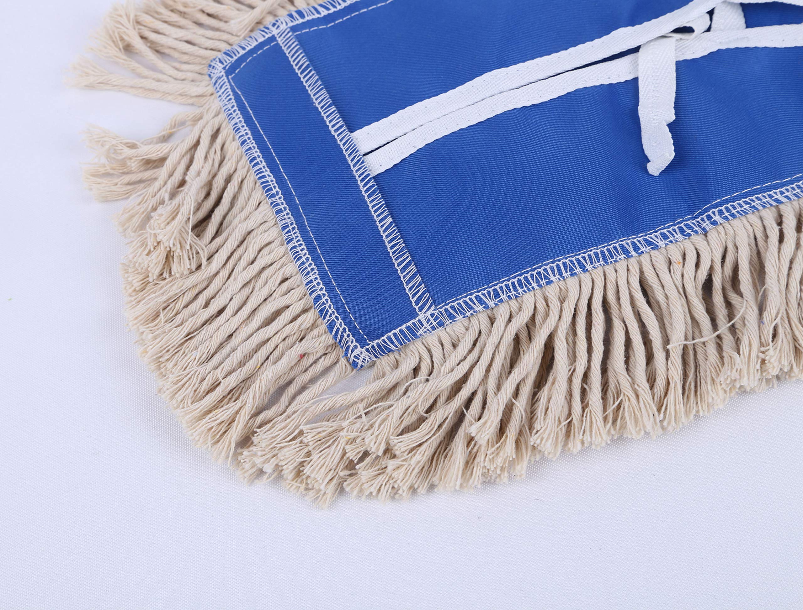 36" Industrial Strength Washable Cotton Microfiber Dust Flat Mop Head Refills Pack of 2 for Hardwood Tile Hardwood & Stone Floors