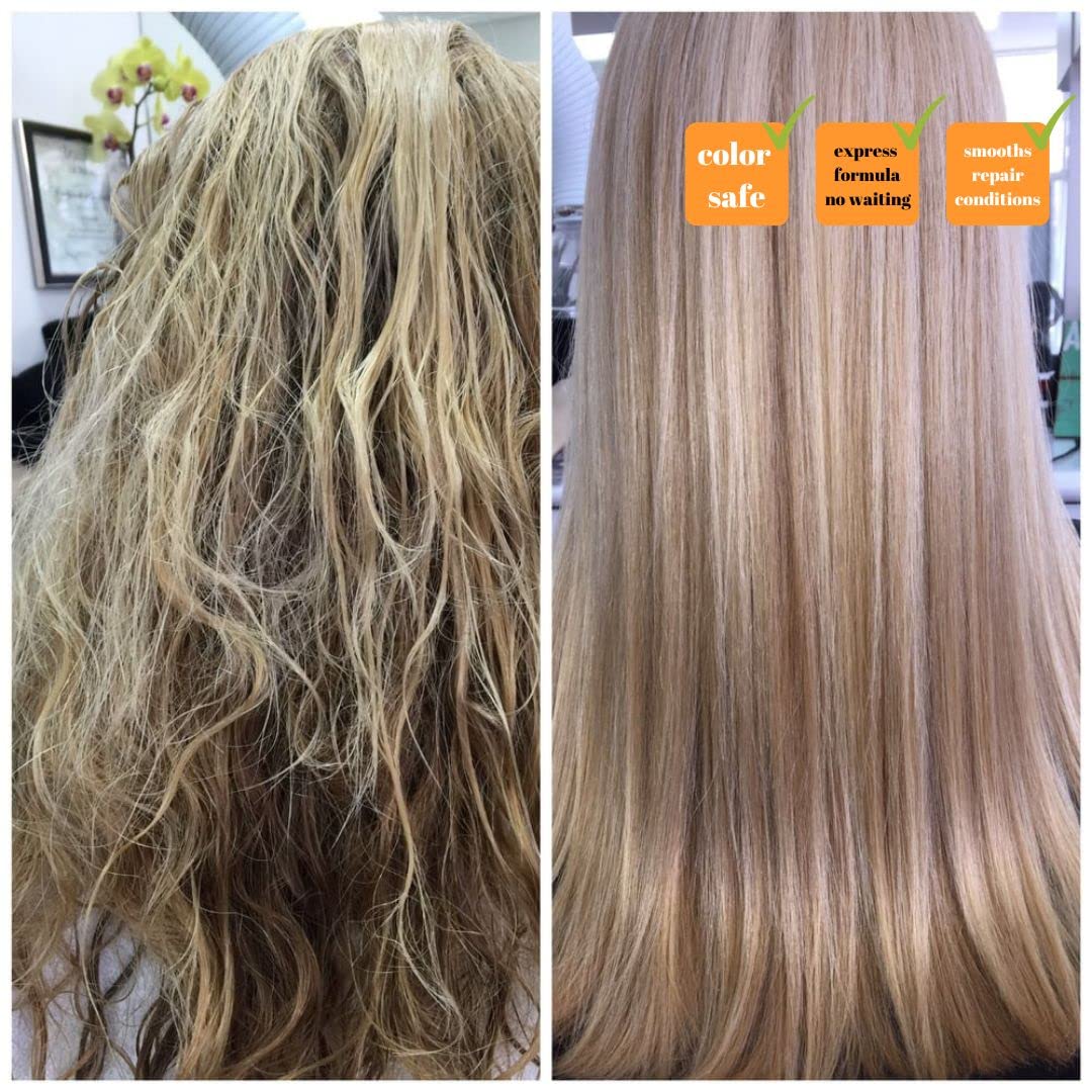 Clarifying Shampoo with Brazilian Keratin Treatment and Intensive Hair Mask KIT + Sulfate Free and Sodium Free Shampoo & Conditioner KIT