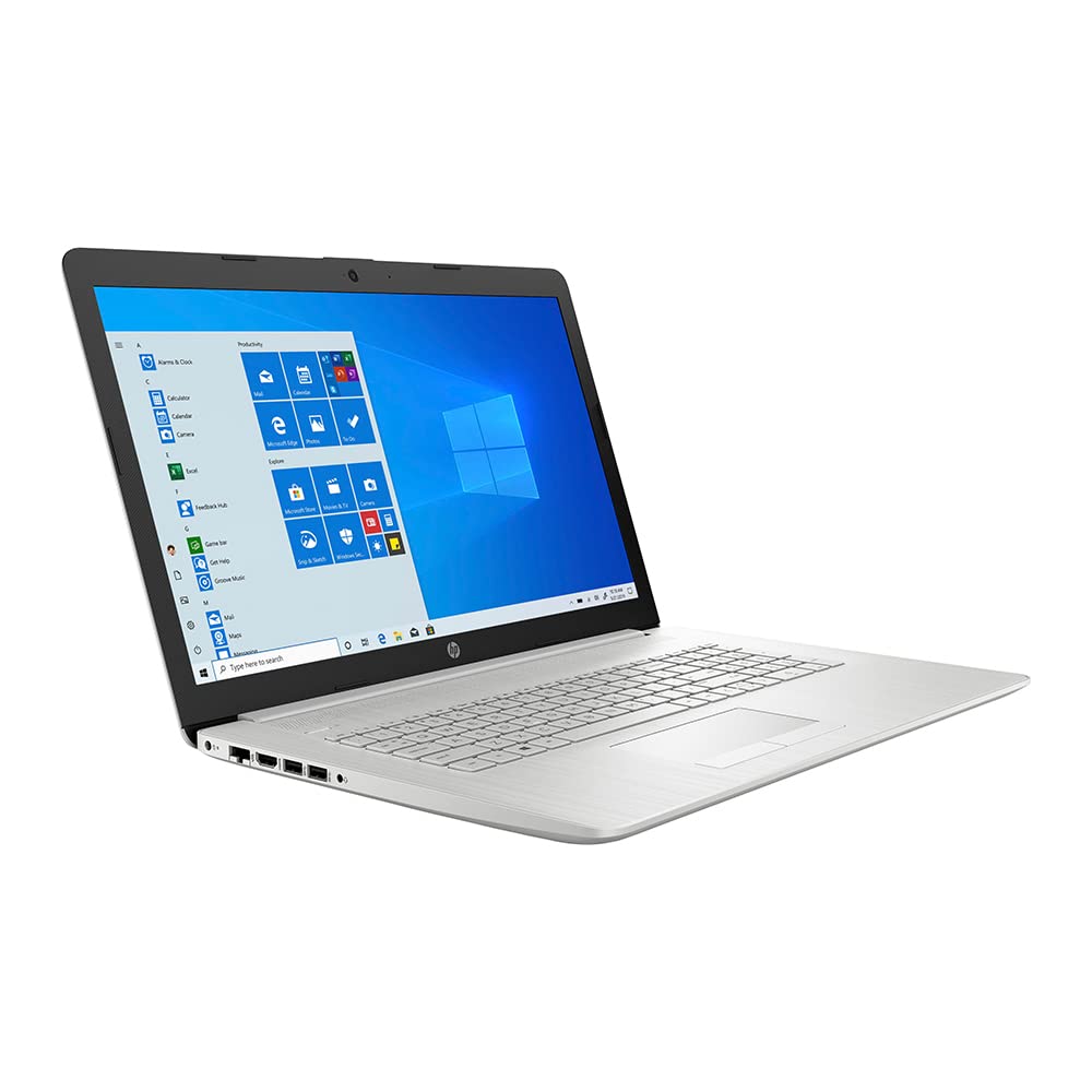 HP 2022 17.3" FHD Laptop Computer, 11th Gen Intel Core i5-1135G7 (Quad-Core), 32GB RAM, 2TB HDD+2TB SSD, Backlit Keyboard, Intel Iris Xe Graphics, HD Webcam, Win 10, Silver, 32GB SnowBell USB Card