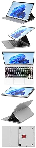 14-inch IPS Touch Screen Computer Tablet Laptop N5105 Office Business Notebook 16G 128G -1TB SSD RGB Windows 11 Touch ID Silver 16G-128G SSD/Intel N5105