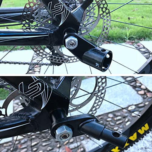 12MM Thru Axle Adapter for Bike Trailer Hitch 1.0 1.5 1.75 TP Compatible with 142-148 Hub Size Different Shalft Length for Choose (M12x 1.75 - 181mm (142-148))