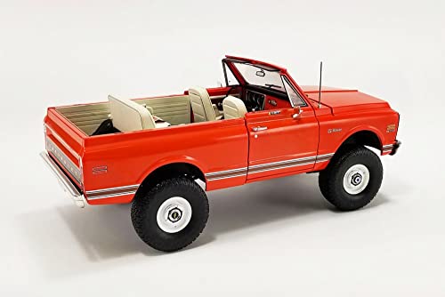 1972 Chevy K5 Blazer, Orange - Acme A1807711-1/18 Scale Diecast Model Car