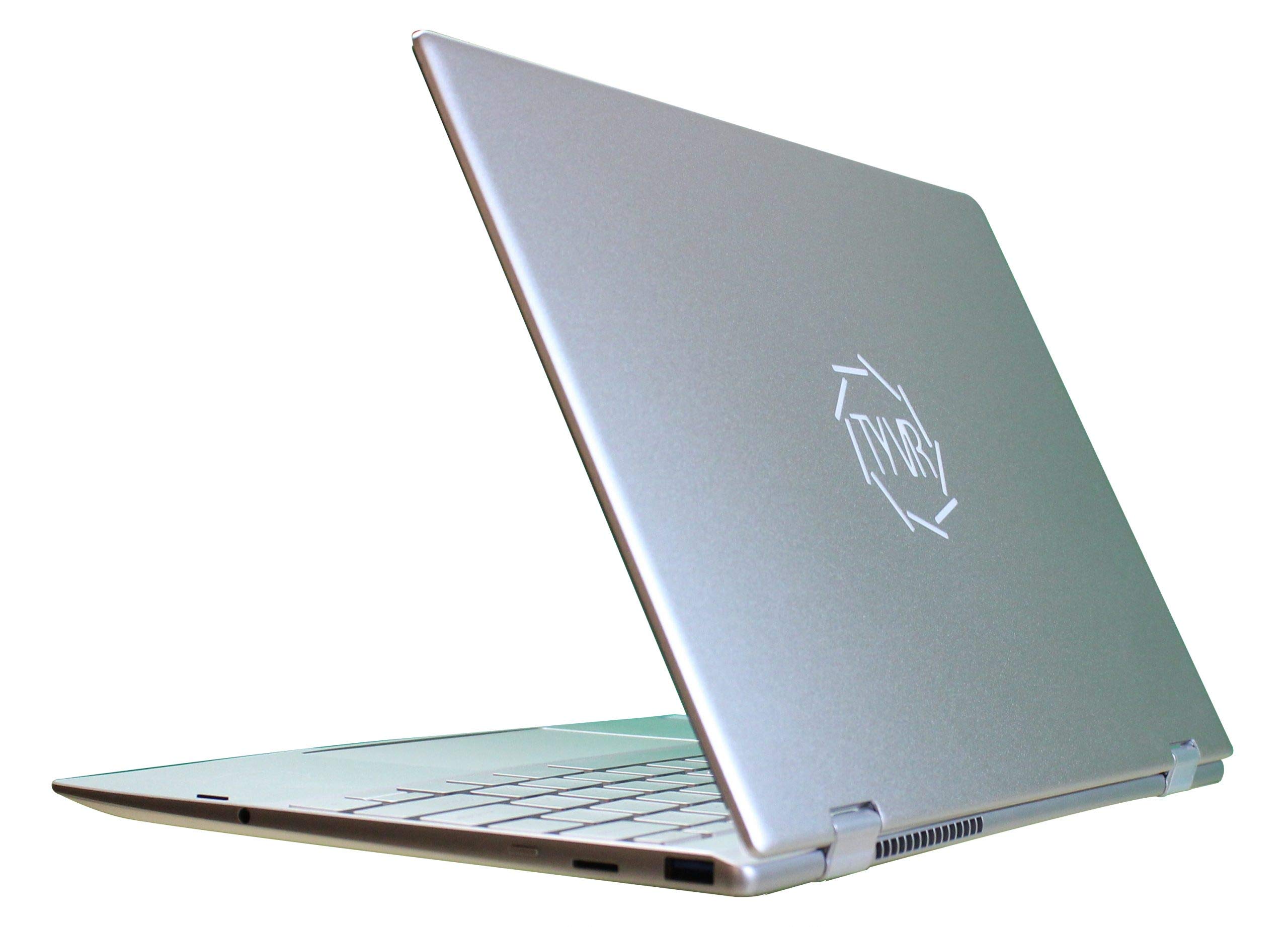 Emerald Computers Intel® Core™ i7-8550U, 16GB RAM and 512GB SSD, 13.3 Inches Tygazer Thin Touch Screen Laptop and Backlit Keyboard - Silver