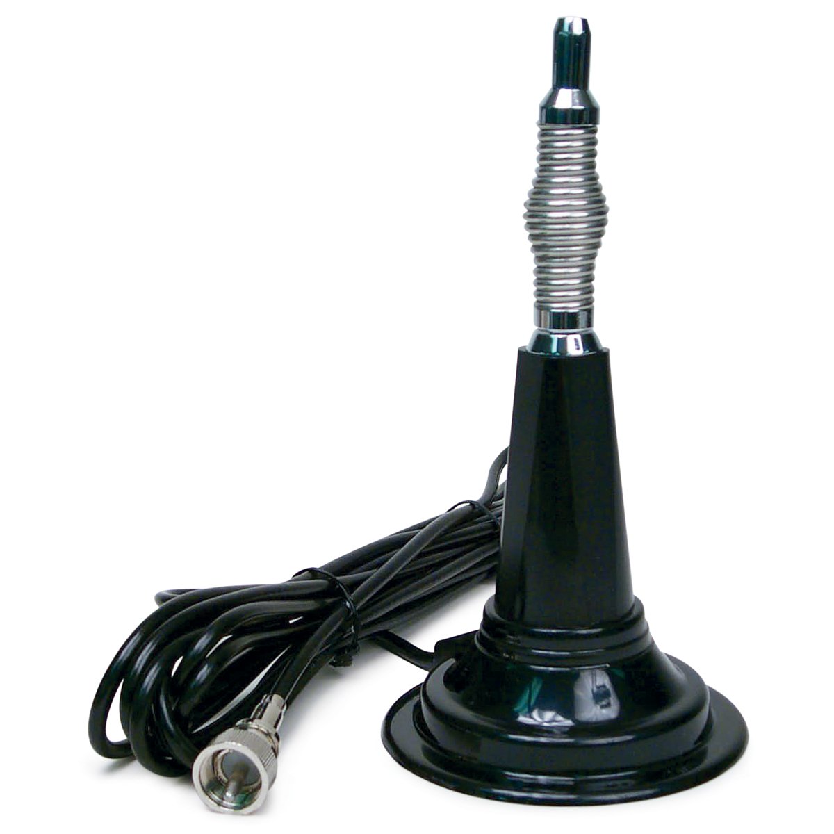 Uniden PRO401HH Professional Series 40 Channel Handheld CB Radio & RoadPro (RP-711) 24" Magnet Mount Stainless Steel CB Antenna Kit
